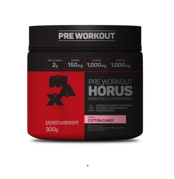 Hórus (300g) - Sabor: Cotton Candy - Max Titanium - Pré Treino ...