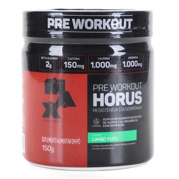 Horus Max Titanium Pote - 150G - Pré Treino - Magazine Luiza