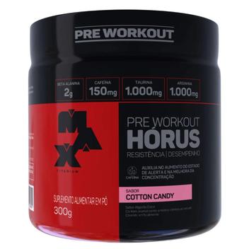Horus Pre Workout 150G Cotton Candy - Max Titanium - Supley Laboratorio - Pré Treino - Magazine ...