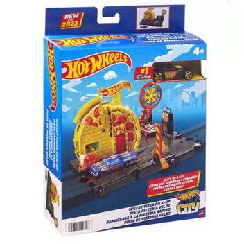 Hot Wheels City Pista de Pizzaria Veloz HMD53 - MATTEL - Pistas de ...