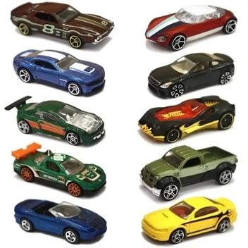 Hot Wheels Mattel Kit 10 Carrinhos Sortidos Miniatura Carros ...