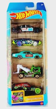 Hot Wheels Pack 5 - DEMO DESTRUCTION - Mattel - Mini Veículos ...