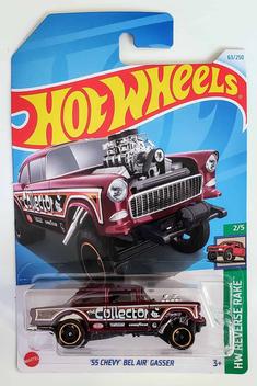 Hot Wheels Reverse Rake - '55 Chevy Bel Air Gasser - Carrinho de ...