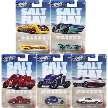Hot Wheels - Set 5 Miniaturas - Salt Flat Racers - HRT81-944F ...