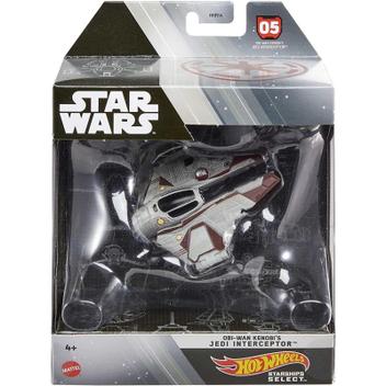 Hot Wheels - Star Wars - Obi-Wan Kenobis Jedi Interceptor - Starships ...