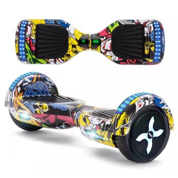 Hoverboard Flash Skate Elétrico Led Bluetooth Infantil 100kg - DM TOYS ...