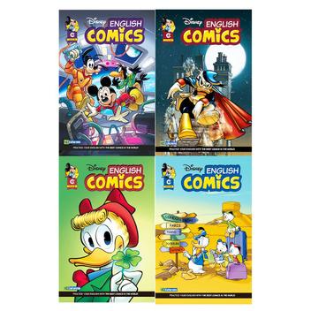 Hq Disney English Comics Gibi Em Inglês Kit 4 Volumes Escolar Didático ...