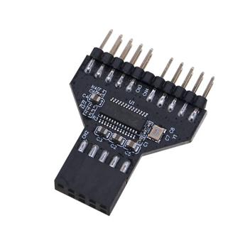 Hub Adaptador Usb 9 Pinos Interno Placa Mãe Jusb1 2 Portas - Alloyseed ...