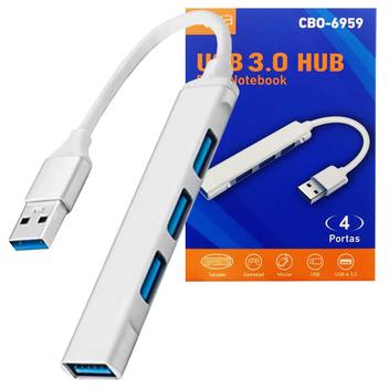 Hub Extensor 4 Portas USB 3.0 High Speed Hd Externo Pendrive Original ...