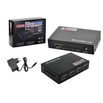 Hub Hdmi 1x4 Splitter 1 Entrada E 4 Saídas Full HD 1.4 3d - FLY - Hub ...