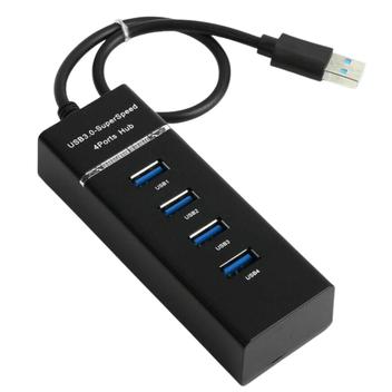 Hub USB 4 Portas 3.0 Cabo Adaptador Pendrive Mouse Teclado - Hub USB 3. ...