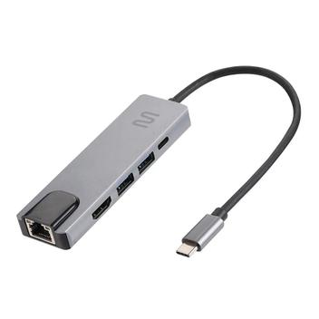 Hub usb-c multilaser 5 em 1 ac447 - Hub - Magazine Luiza