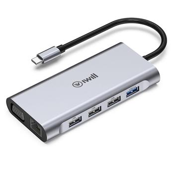 Hub USB-C Plus Adaptador 11 em 1 iWill - Gorila Shield - Hub - Magazine ...