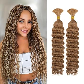 Human Braiding Hair maxknow Boho Knotless Braids 18" 100g - Mega Hair ...