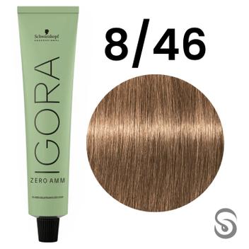 Igora Zero Amm 8/46 Louro Claro Bege Marrom 60 ml - Schwarzkopf - Tinta ...