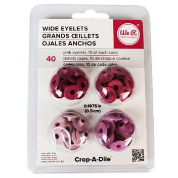 Ilhós Wide Eyelets We R Memory Keepers - 40 Unidades - Pink 41592-3 ...