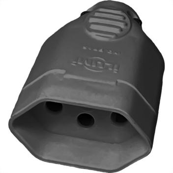 Ilumi Pino Femea 2P+T 10A Pto-1432 - Plugs e Adaptadores - Magazine Luiza