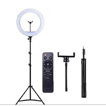 Iluminador Ring Light 14 Polegadas 36w+tripe 2m t - Soleste - Iluminadores - Magazine Luiza