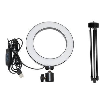 Iluminador Ring Light 16Cm Usb Led Misto 3500K 5500K + Tripe - Mr Vendas - Iluminadores ...