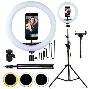 Iluminador Ring Light Celular Luz High Light Iluminação Led - Ring ...