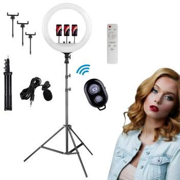 Iluminador Ringhlight 18Pol Hing Light Profissional Tiktok - Ring Fill ...