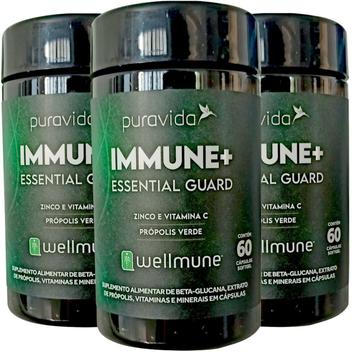 Immune Essential Guard 3 X 60 Cápsulas Puravida - Vitaminas e ...