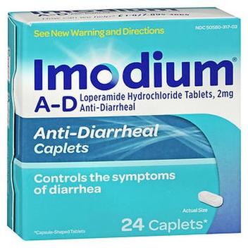 Imodium A-D - 24 Comprimidos Antidiarreicos (4 Pacotes) - Outros Saúde ...