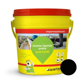 Impermeabilizante Manta Líquida Preta - Quartzolit - Impermeabilizante ...
