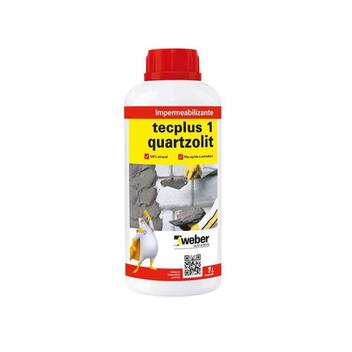Impermeabilizante Tecplus 1 litro Quartzolit - Weber Quartzolit ...