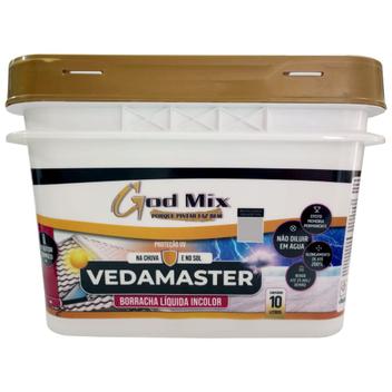 Impermeabilizante Vedamaster Lajes e Telhados 10L Godmix Branco - God ...