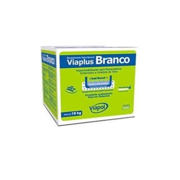 Impermeabilizante Viaplus Branco - Cx 18Kg - Viapol - Impermeabilizante ...