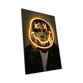 Impressão Em Tela De Arte Abstrata De Rapper Neon Star 2PAC Hip Hop ...