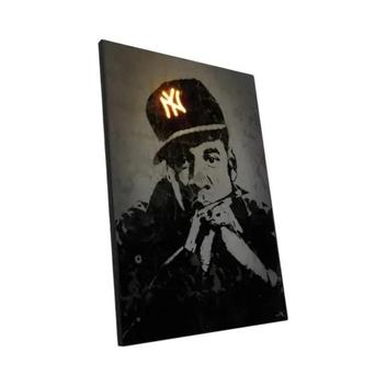 Impressão Em Tela De Arte Abstrata De Rapper Neon Star 2PAC Hip Hop ...