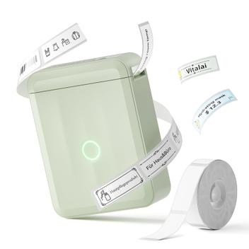 Impressora Bluetooth NIIMBOT D110 Label Maker com fita verde ...
