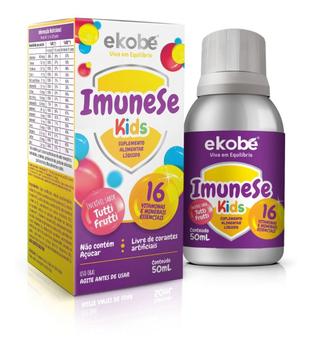 Imunese Kids- 16 Vitaminas e Minerais-50ml- Tutti Frutti - Ekobé ...