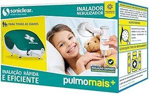 Inalador Pneumático a Jato de Ar Soniclear Pulmomais Soniclear ...