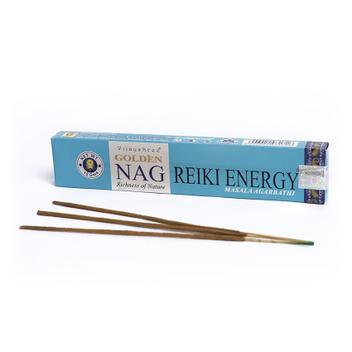 Incenso Indiano Vijayshree Golden Nag Reiki Energy 15g - Incenso - Magazine Luiza