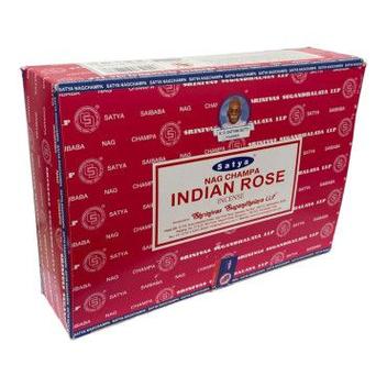 Incenso Massala Indian Rose Rosa Satya Mini 25 Cxs 7,5g - Lua Mística ...