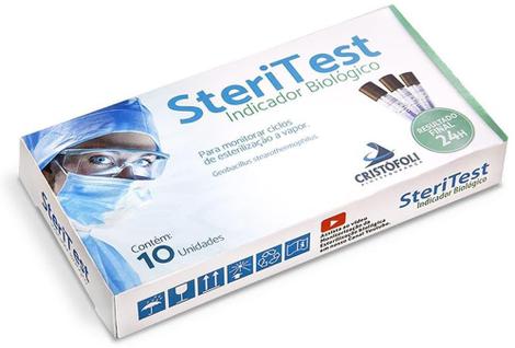 Indicador Biológico Steritest Esterilização Cristófoli 10Un ...