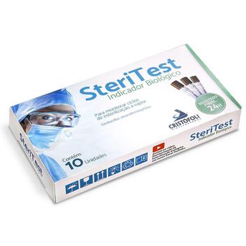 Indicador Biológico Steritest Esterilização Cristófoli 10Un ...