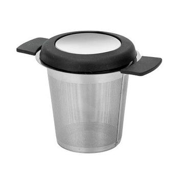 Infusor De Chá Tipo Cesta Em Inox Com Alça Silicone - Uny Gift ...