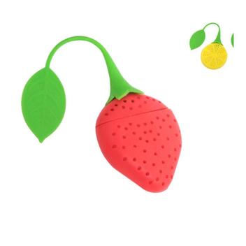Infusor de Silicone para Chá - Formato Morango ou Laranja - Clink - Chá ...