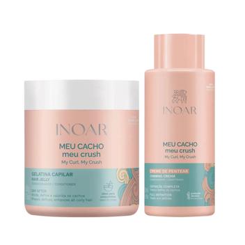 Inoar Kit Creme de Pentear 500 ml e Gelatina 500 g - Kit Shampoo e ...