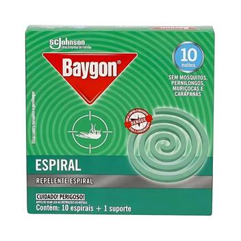 Inseticida Baygon Espiral Com 10 Unidades - ScJohnson - Inseticidas ...