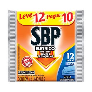 Inseticida Elétrico Pastilhas Refil 12 Unidades SBP - Inseticidas ...