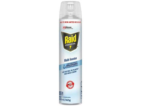 Inseticida Raid Aerossol Multi Insetos Essencial 420ml - Inseticidas ...