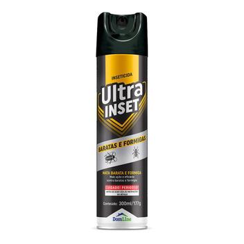 Inseticida Spray Formigas Baratas Ultra Inset Domline 300ml - Repelente ...