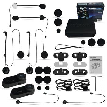 Intercomunicador Motocom Prime Capacete Bluetooth 2 Unidades - Gp Tech ...