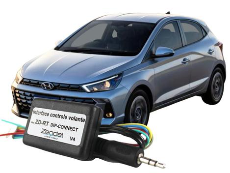 Interface Comando Som Volante Hb20 12 A 2016 2017 2018 2019 Central Controle de Som no Volante ...