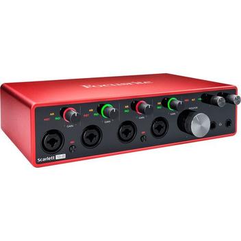 INTERFACE DE ÁUDIO FOCUSRITE SCARLETT 18I8 (3ª GERAÇÃO) - Interface de ...